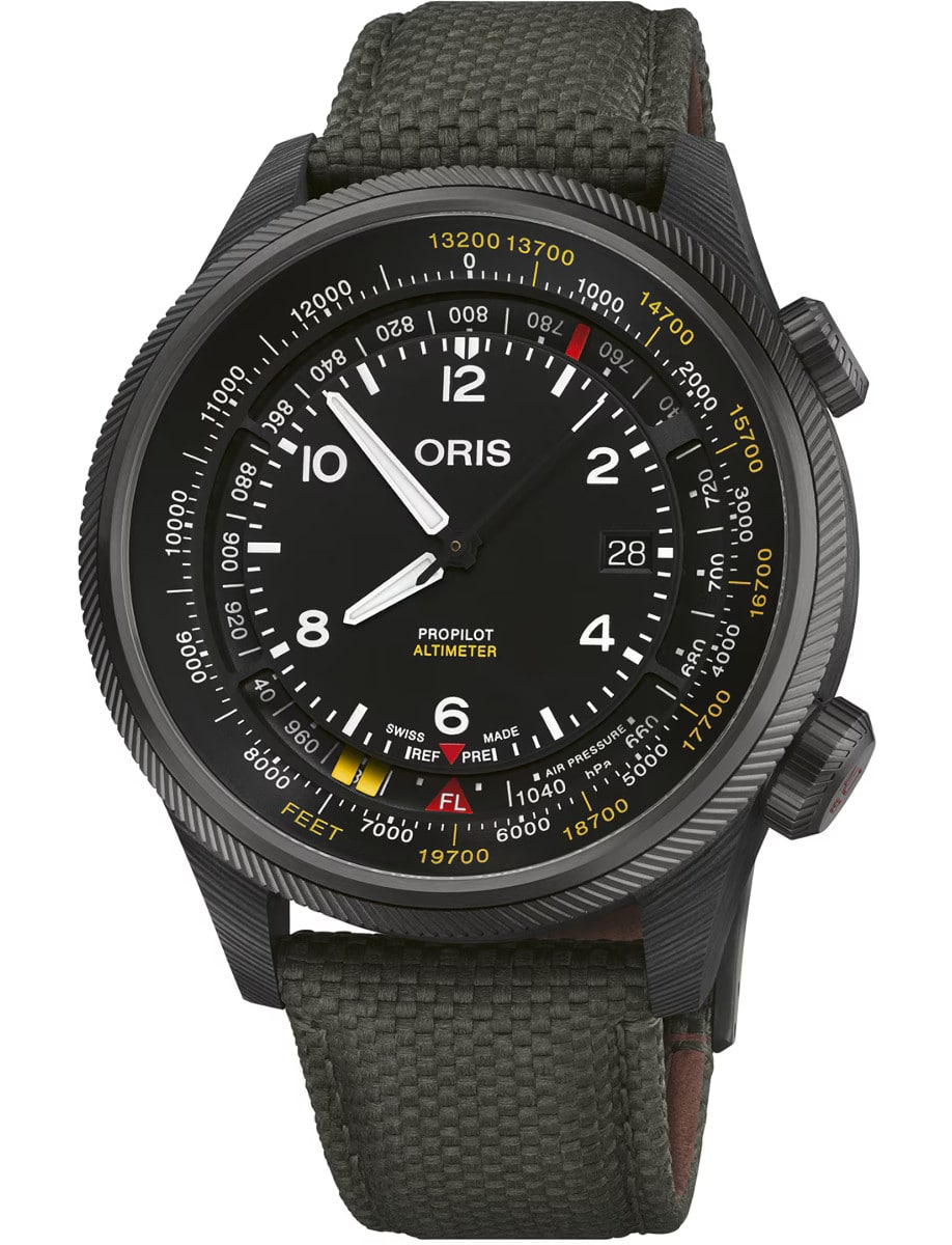 Oris ProPilot Altimeter - Feet Scale 47mm Black Dial Men's Watch 01 79 ...