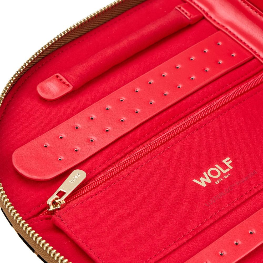 WOLF Savanna Leopard Print Jewelry Portfolio Tan/Black 395012 – Time ...