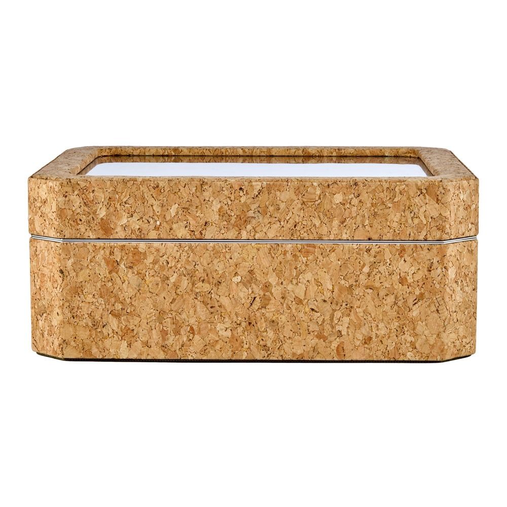 WOLF Cortica 8 Piece Watch Box Cork 668561 – Time Machine Plus
