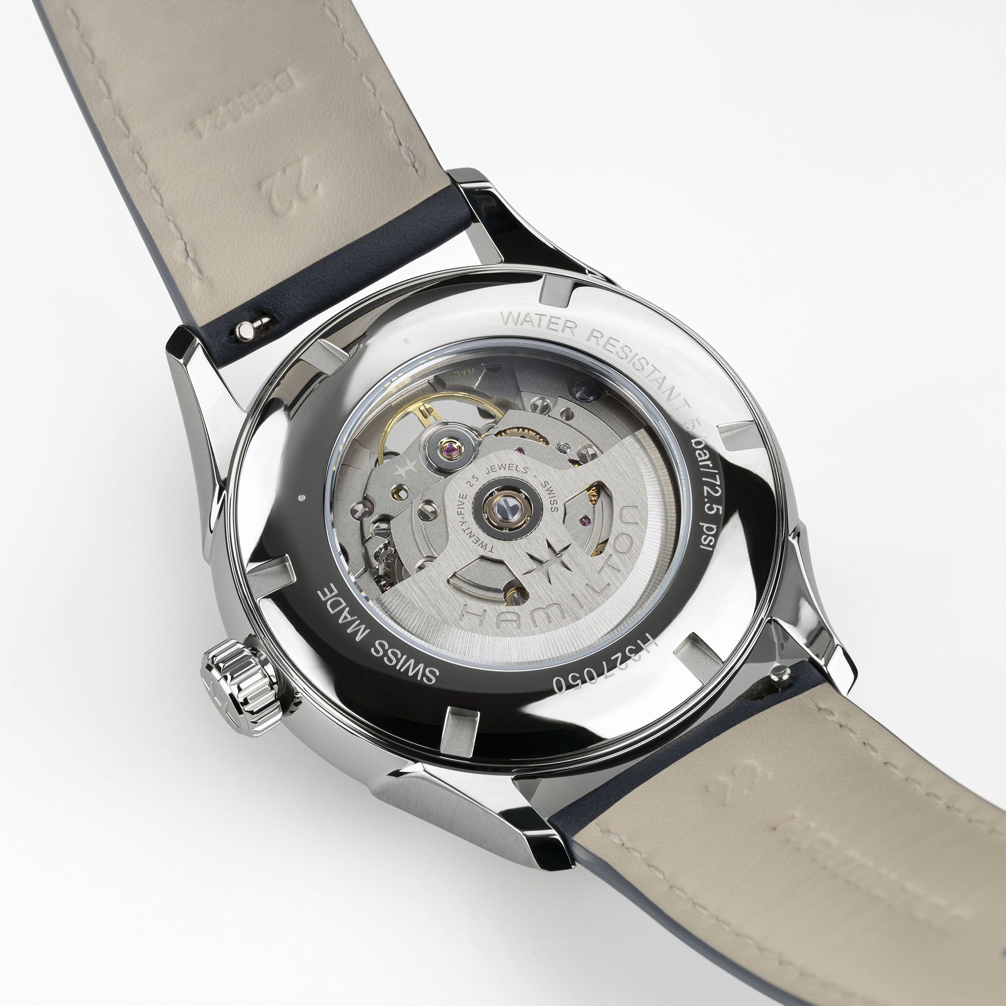 Hamilton Jazzmaster Open Heart Auto 42mm Blue Aventurine Dial Men's Wa ...