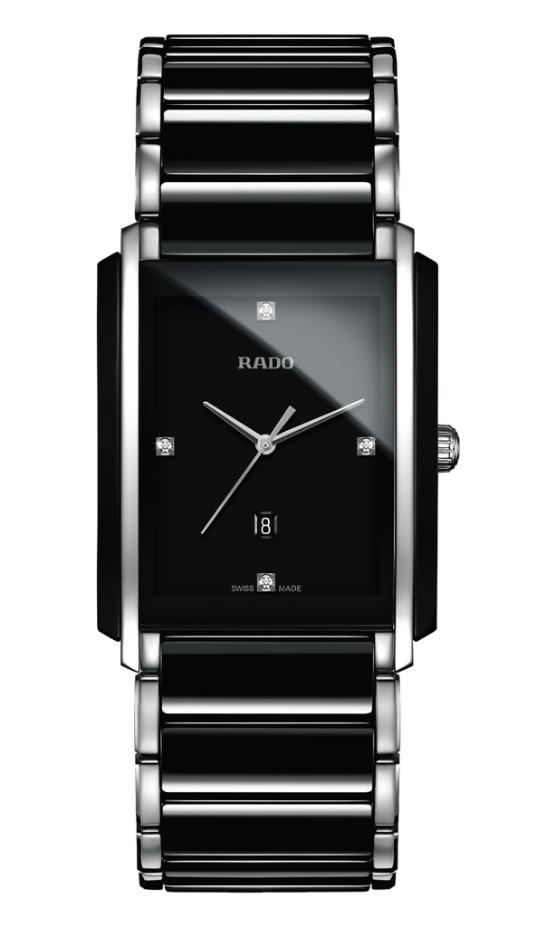 RADO Integral Diamonds Ceramic-Stainless Steel Men's Watch R20206712 ...